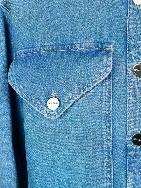 DONDUP Buttoned-pocket Denim Shirt