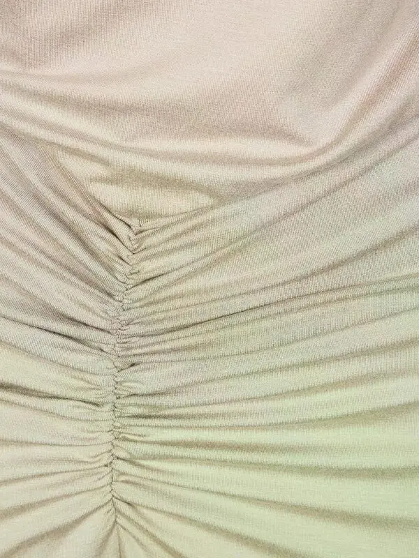 Andamane Ruched Midi Dress - Neutrals