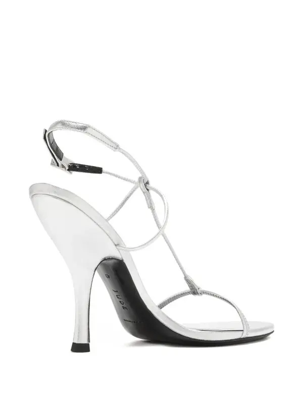 JUDE Mixer Metallic Sandals - Silver