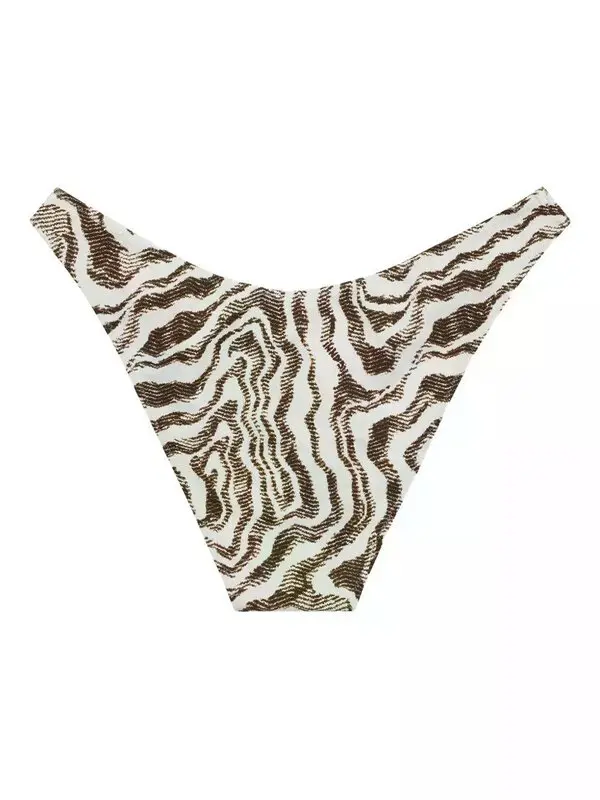 GANNI Printed Bikini Bottoms