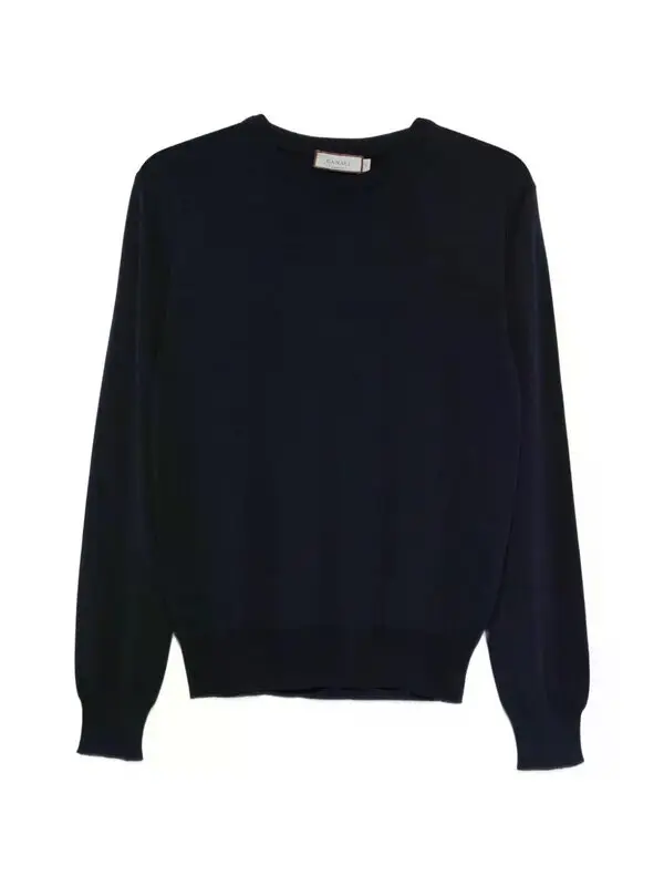 Canali Crew-neck Sweater - Blue