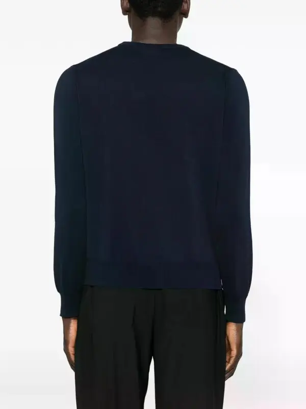 Canali Crew-neck Sweater - Blue