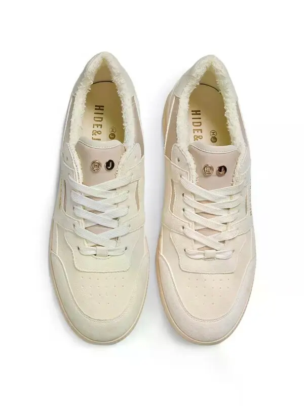 HIDE&JACK Shaggy Panelled Sneakers - Neutrals