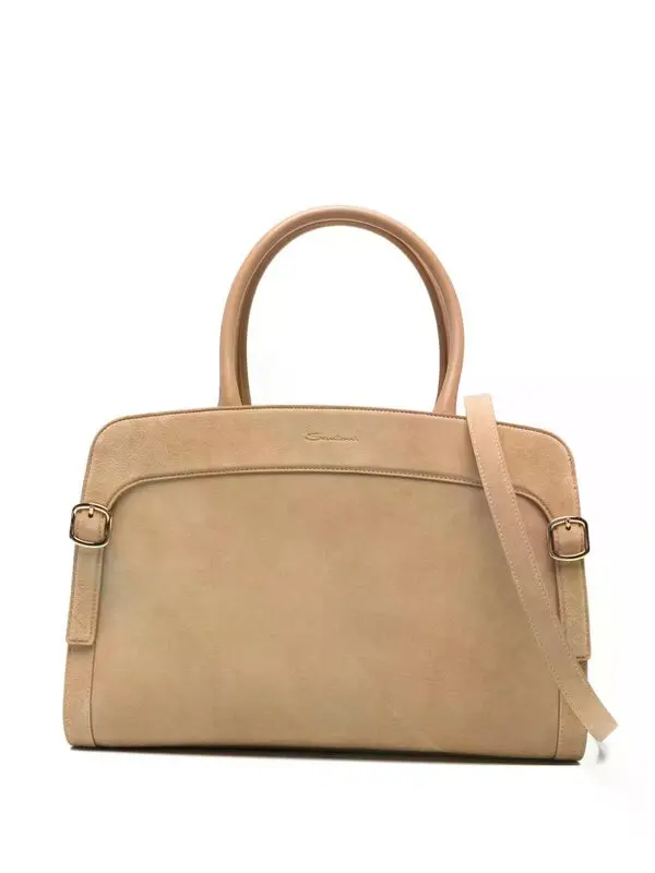Santoni Suede Tote Bag