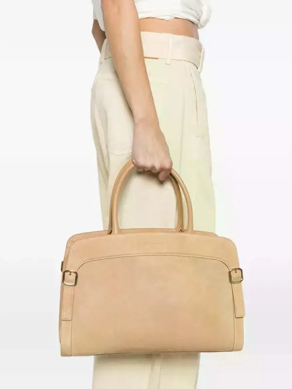 Santoni Suede Tote Bag
