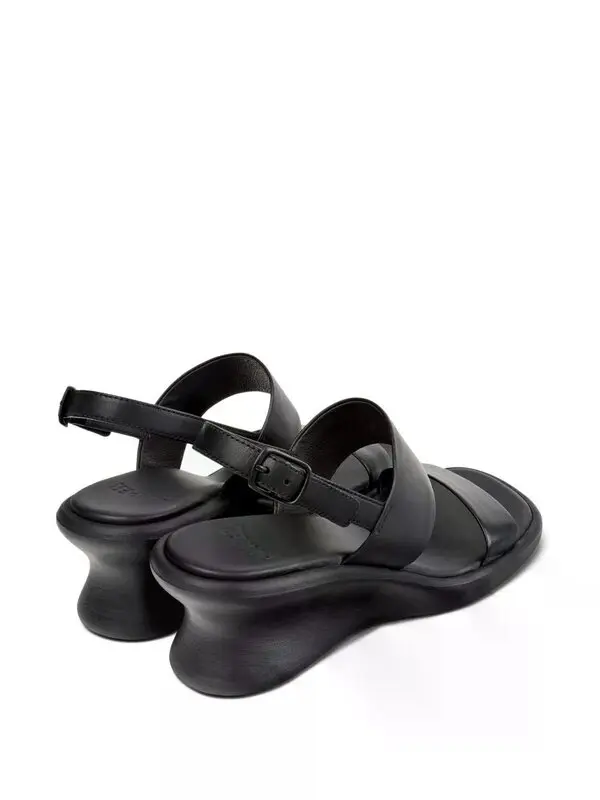 Camper Louise Leather Sandals - Black
