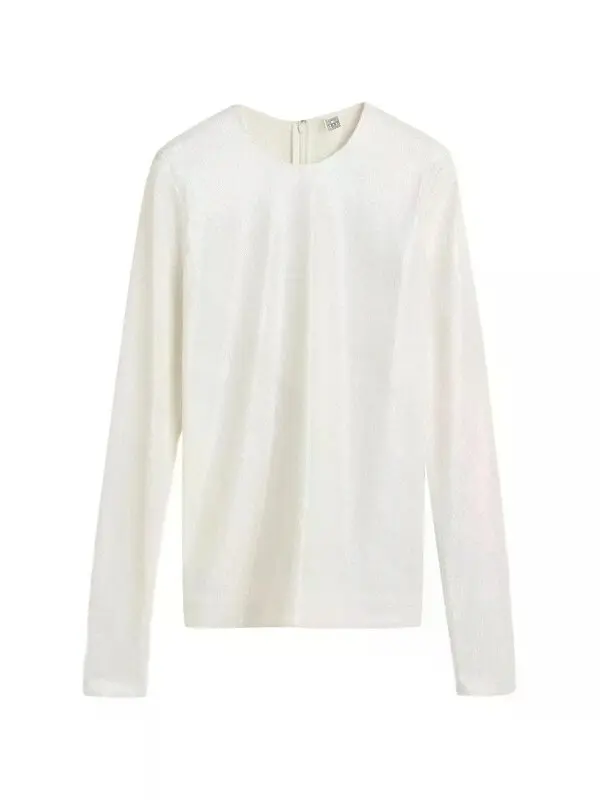 TOTEME Sequined Blouse - White