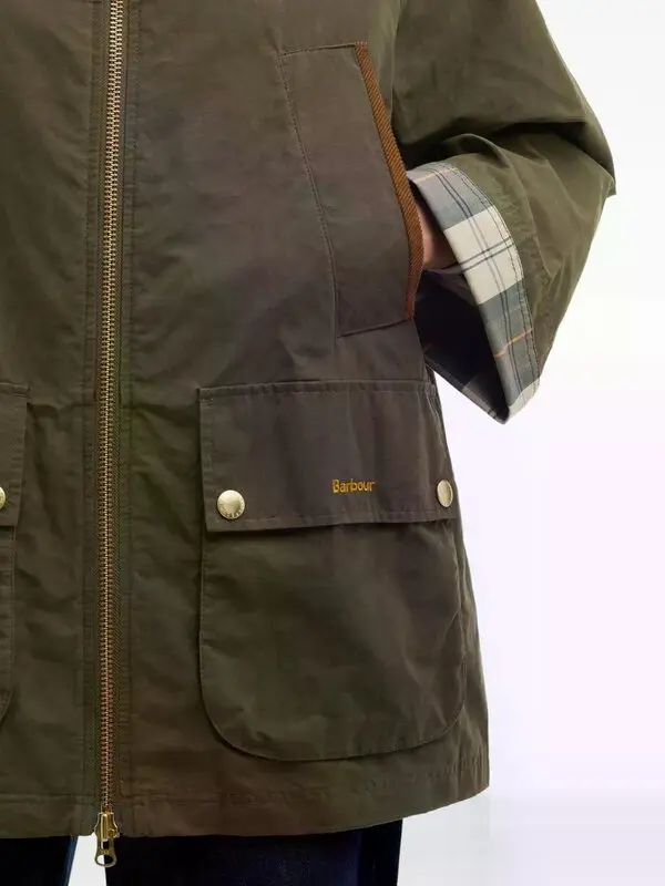 Barbour Bedale Icons Tartan-trim Jacket - Green