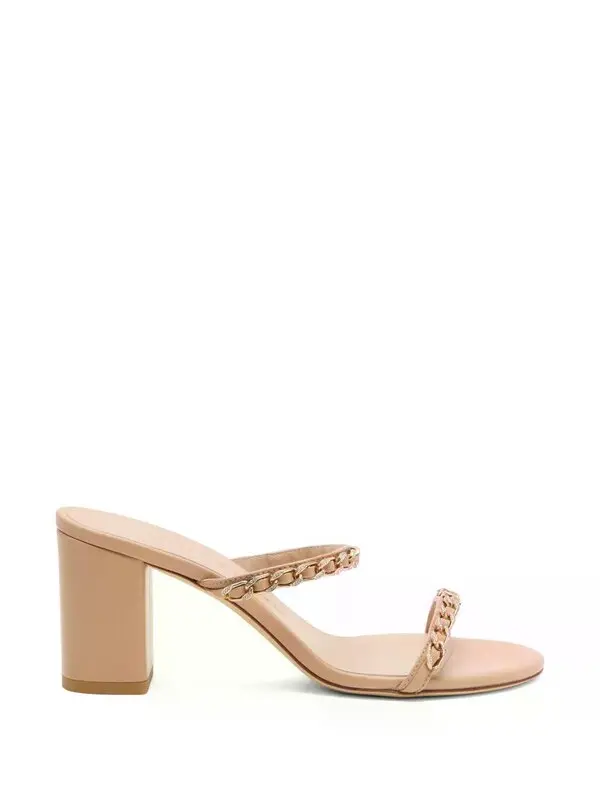 STUART WEITZMAN Soluxe Crystal-chain Strap Sandals