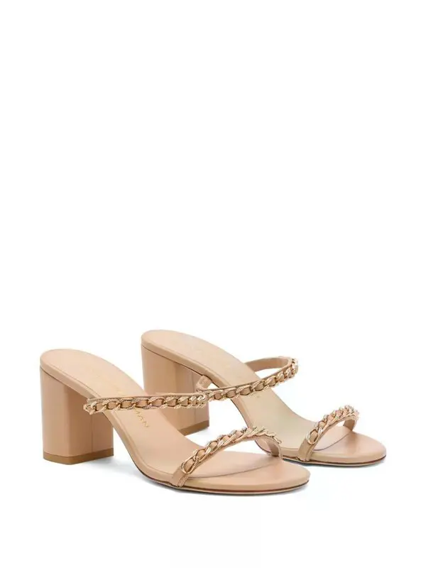 STUART WEITZMAN Soluxe Crystal-chain Strap Sandals