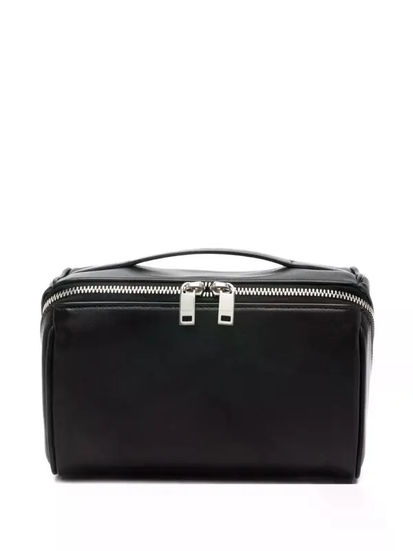 Saint Laurent Zip Top Handle Clutch - Black