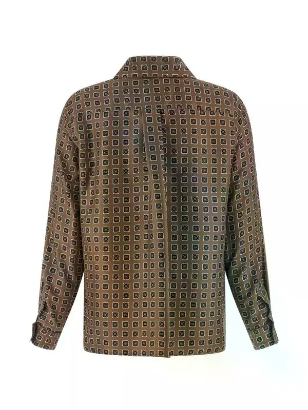 Max Mara Printed Silk Shirt