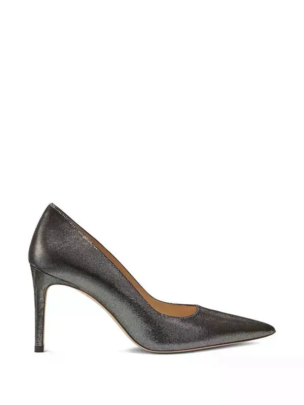 STUART WEITZMAN Power Pointed Pumps - Silver