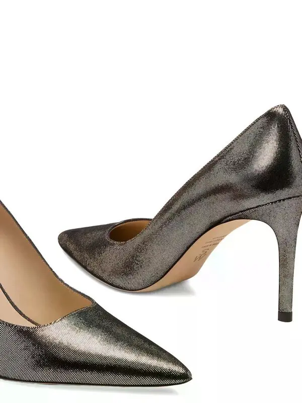 STUART WEITZMAN Power Pointed Pumps - Silver