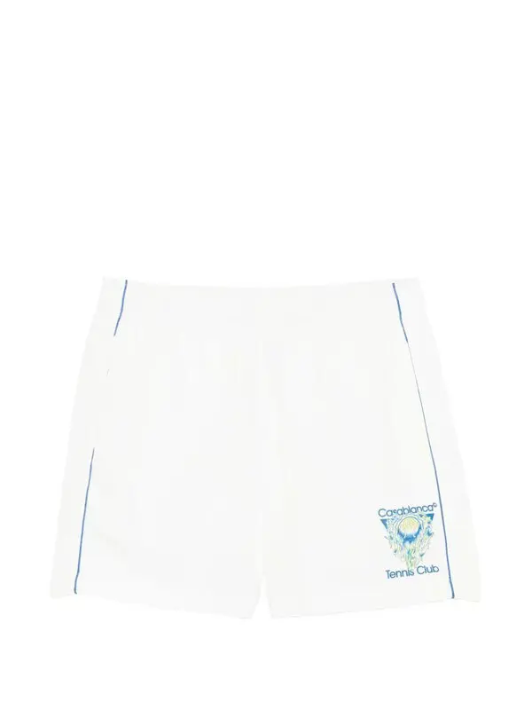 Casablanca Logo-print Shorts - White