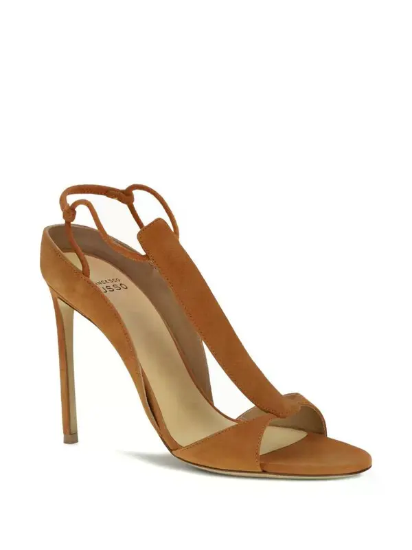 FRANCESCO RUSSO T-strap Stiletto Heel Sandals
