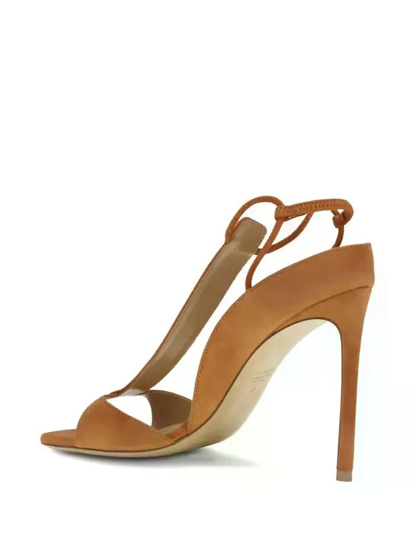 FRANCESCO RUSSO T-strap Stiletto Heel Sandals