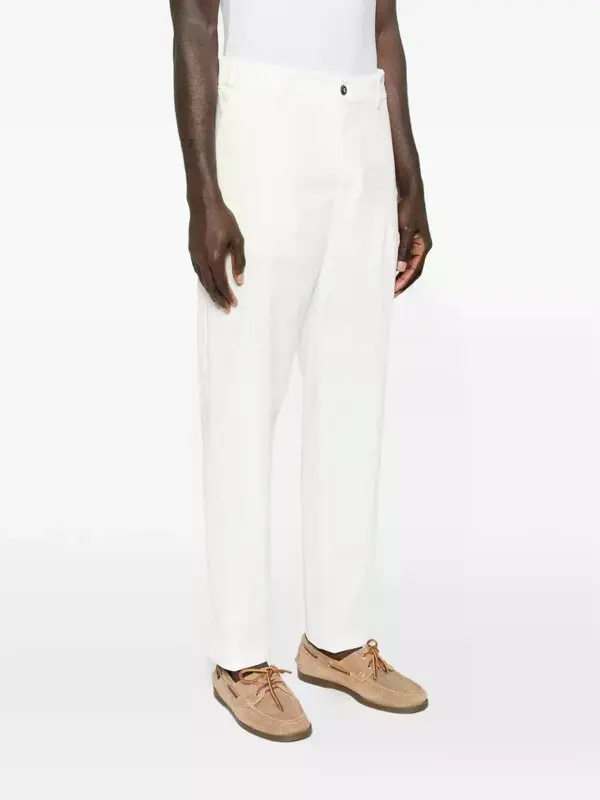 Eleventy Elastic Waist Chino Trousers