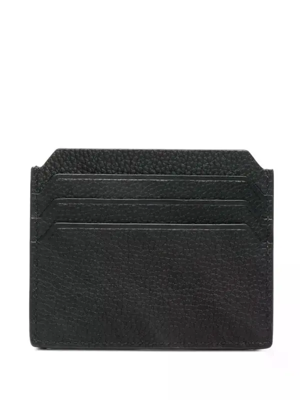 Santoni Logo-print Leather Wallet