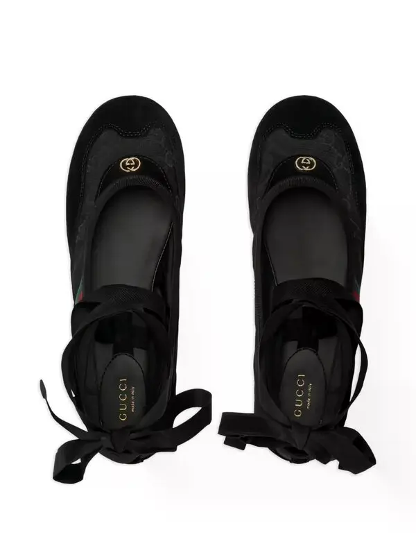 Gucci Ballet Flats With Ribbon Fastening