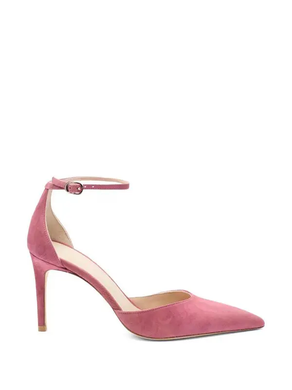 STUART WEITZMAN Pointed Pumps With Ankle Strap