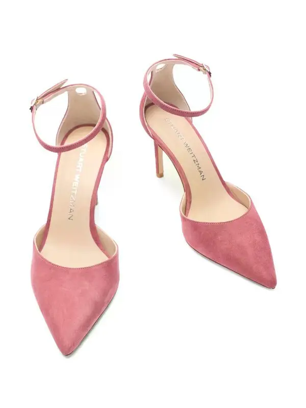 STUART WEITZMAN Pointed Pumps With Ankle Strap