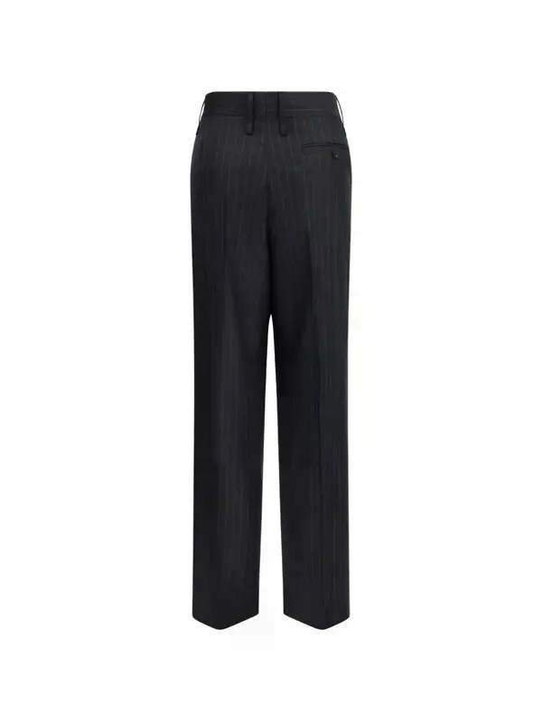 FERRAGAMO Pinstripe Wool Trousers