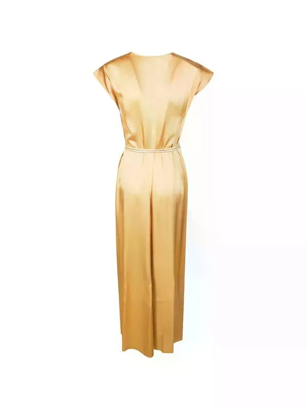 FORTE_FORTE Tassel-belt Midi Dress