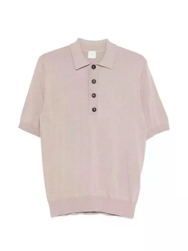 Eleventy Fine-knit Polo Shirt