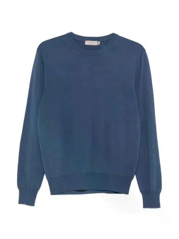 Canali Crew-neck Sweater - Blue