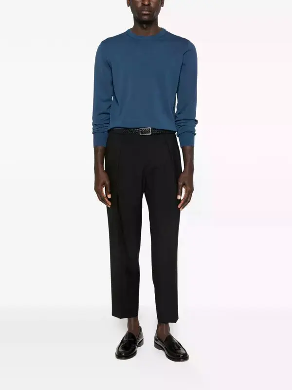 Canali Crew-neck Sweater - Blue