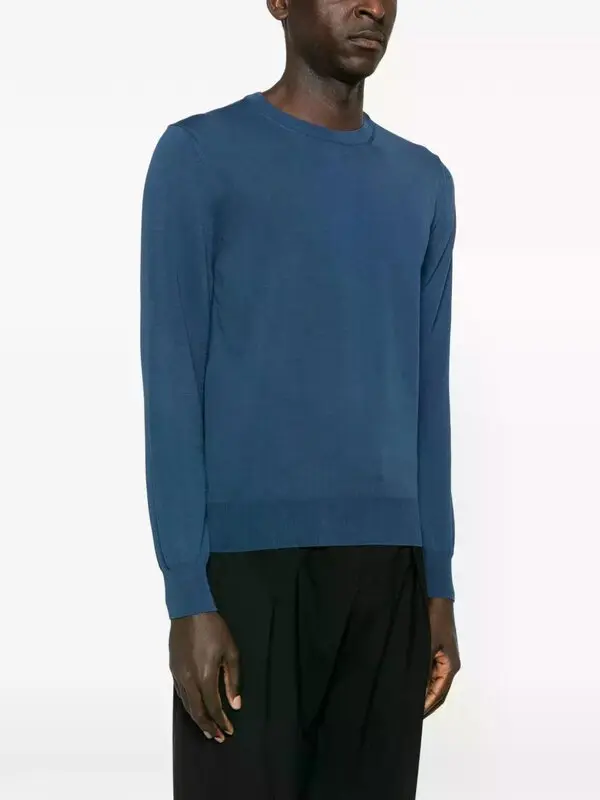 Canali Crew-neck Sweater - Blue