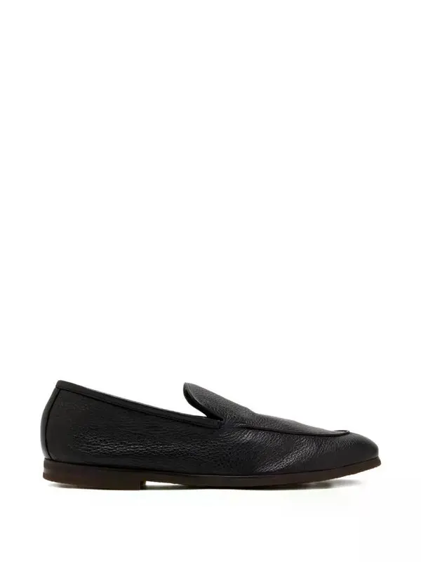 BARRETT Textured Loafers - Black