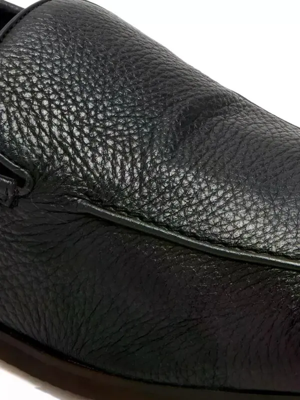 BARRETT Textured Loafers - Black