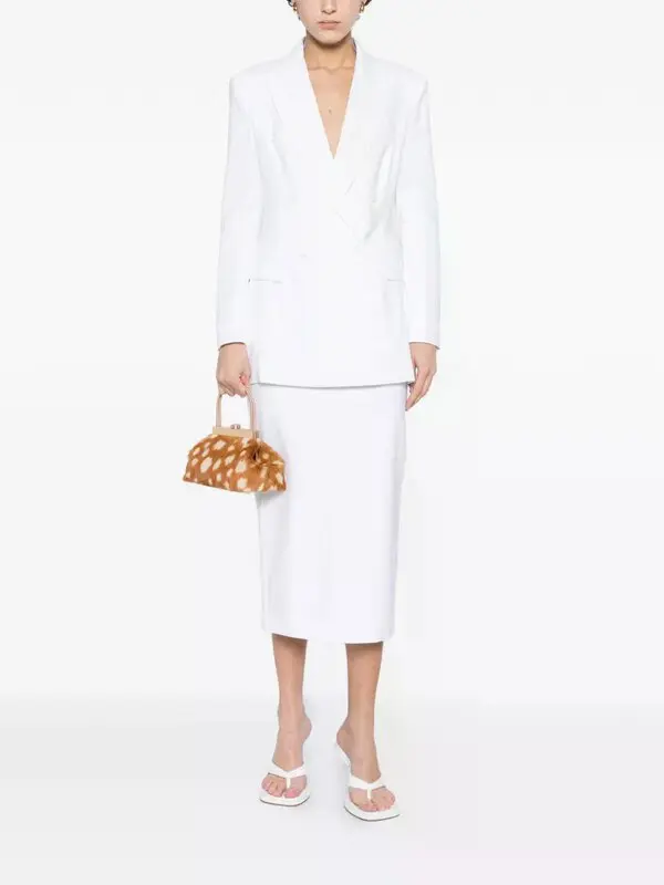 Max Mara Pagella Double-breasted Blazer - White