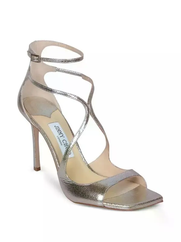 JIMMY CHOO Azia Square-toe Strap Sandals
