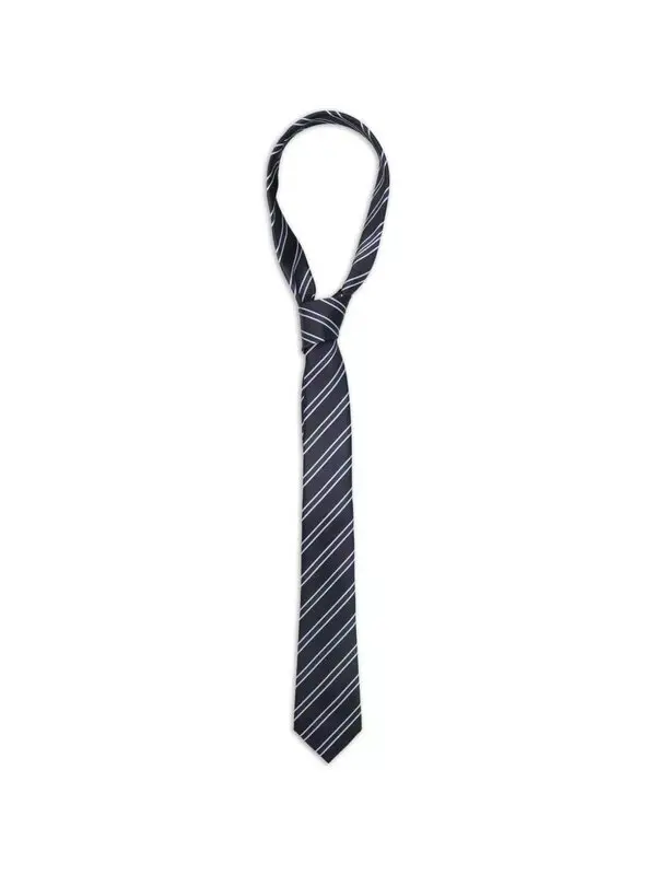 TOM FORD Striped Neck Tie - Blue