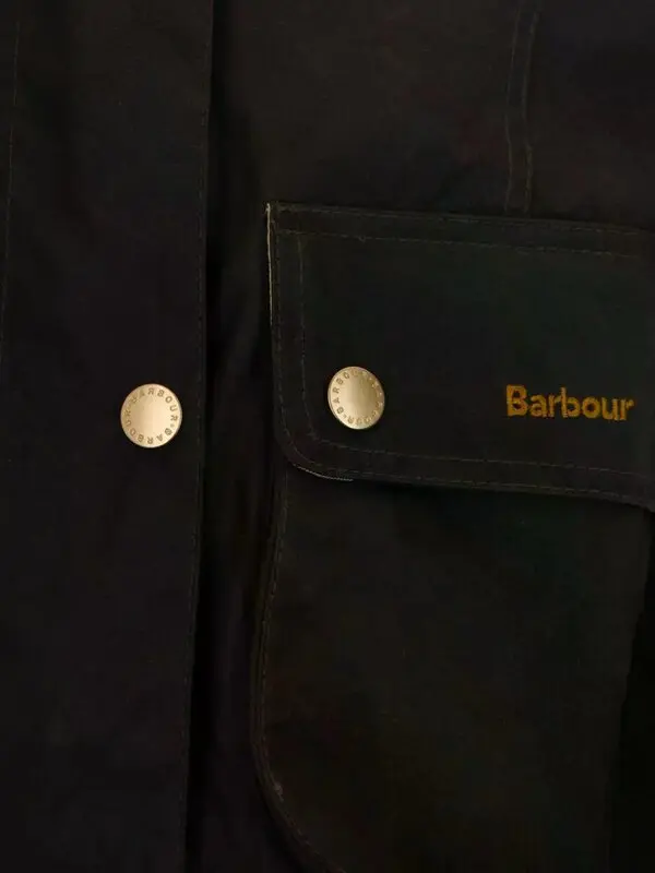 Barbour Beadnell Cropped Jacket - Green