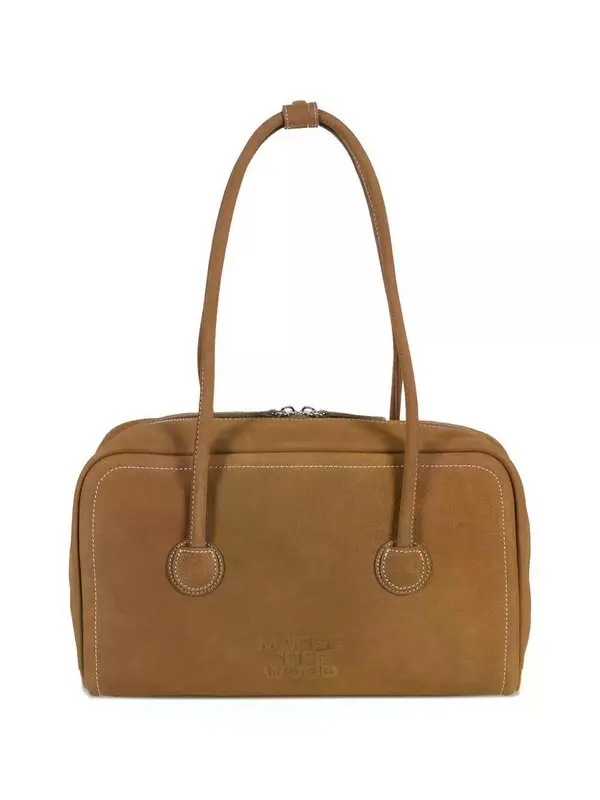 MARGESHERWOOD Logo Shoulder Bag - Neutrals