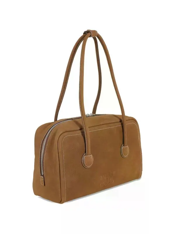 MARGESHERWOOD Logo Shoulder Bag - Neutrals