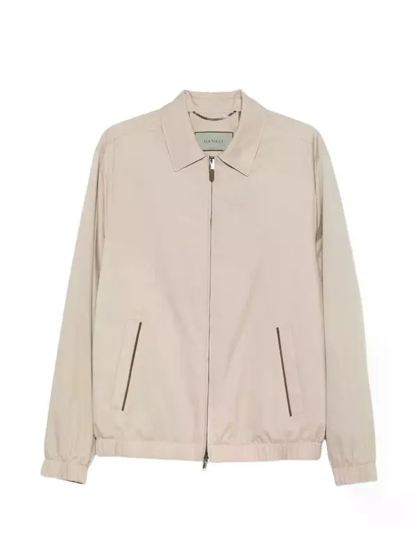 Canali Zip-up Jacket - Neutrals