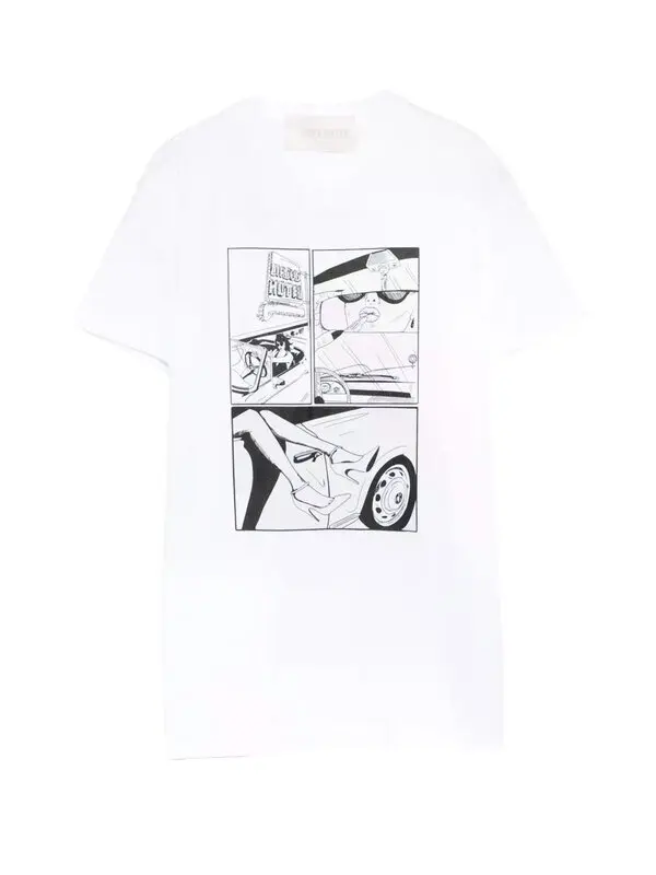 CIRCUS HOTEL Graphic-print T-shirt - White