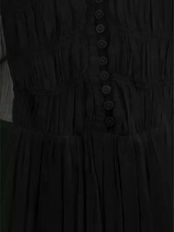 MARANT ETOILE Briane V-neck Maxi Dress - Black