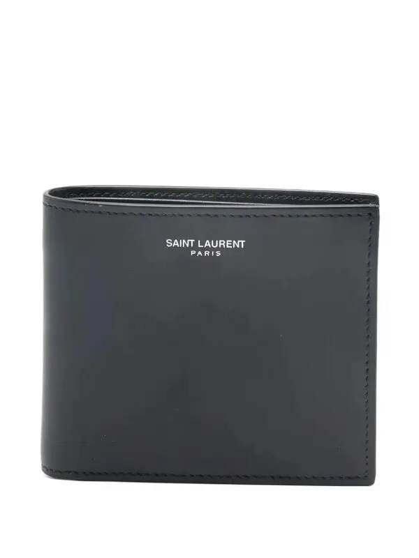 Saint Laurent Logo Wallet - Black