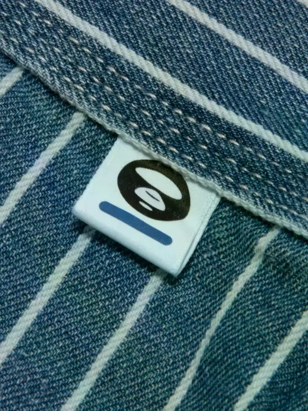 AAPE BY *A BATHING APE Striped Pocket Shirt