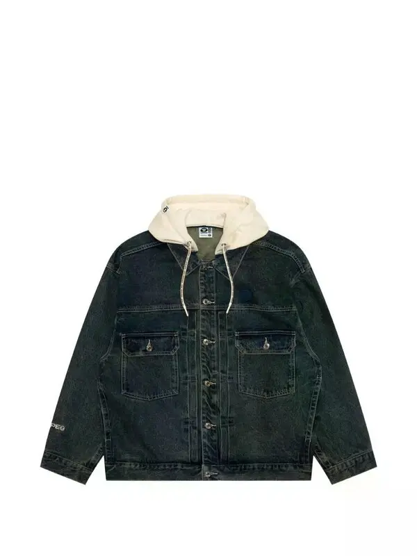AAPE BY *A BATHING APE® Hooded Denim Jacket
