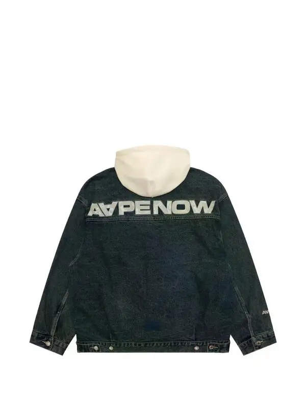 AAPE BY *A BATHING APE® Hooded Denim Jacket