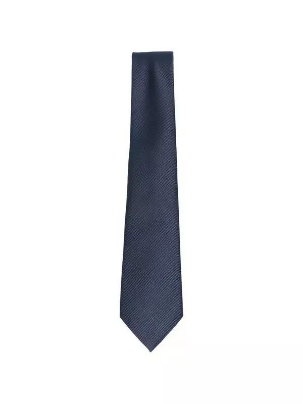 Giorgio Armani Textured Neck Tie - Blue