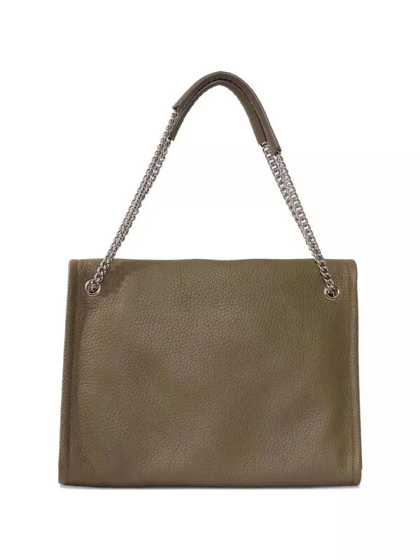 ORTIGNI Leather Shoulder Bag - Green