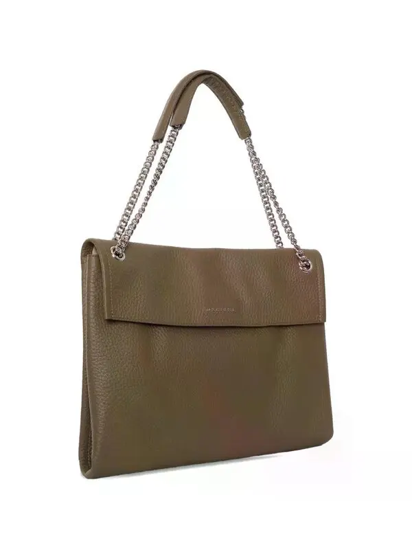 ORTIGNI Leather Shoulder Bag - Green